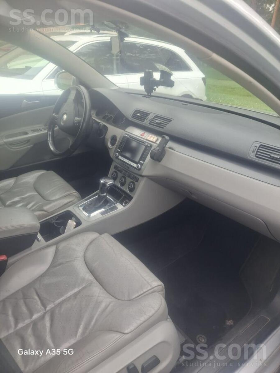 Grey Volkswagen Passat B6 2006 in Riga, with an engine capacity of 2.00 L and mileage of 386 thousand km for 700 €, photo 10 on AUTOMOTO.COM.LV
