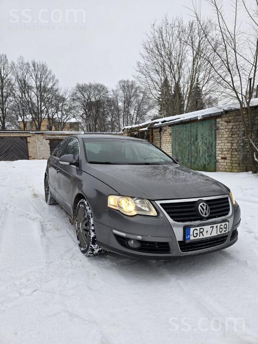 Pelēks Volkswagen Passat B6 2007 Valka, ar dzinēja tilpumu 1.90 L un nobraukumu 440 tūkst. km par 1300 €, foto 1 vietnē AUTOMOTO.COM.LV