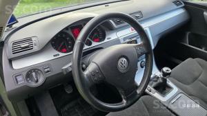 Grey Volkswagen Passat B6 2007 in Riga, with an engine capacity of 2.00 L and mileage of 206 thousand km for 850 €, photo 12 on AUTOMOTO.COM.LV