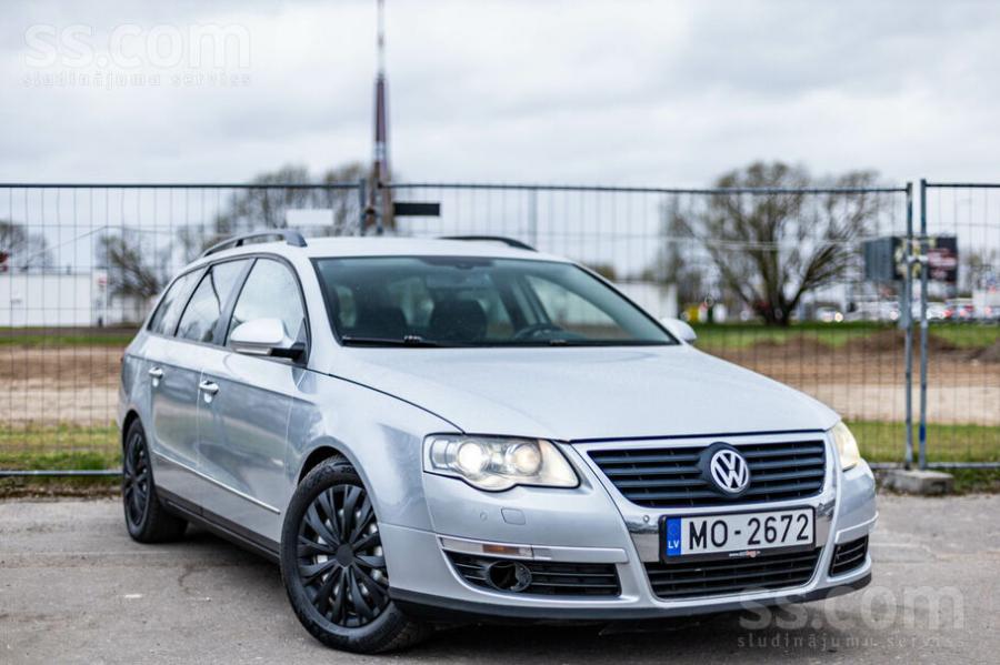 Grey Volkswagen Passat B6 2005 in Riga, with an engine capacity of 2.00 L and mileage of 284 thousand km for 900 €, photo 2 on AUTOMOTO.COM.LV
