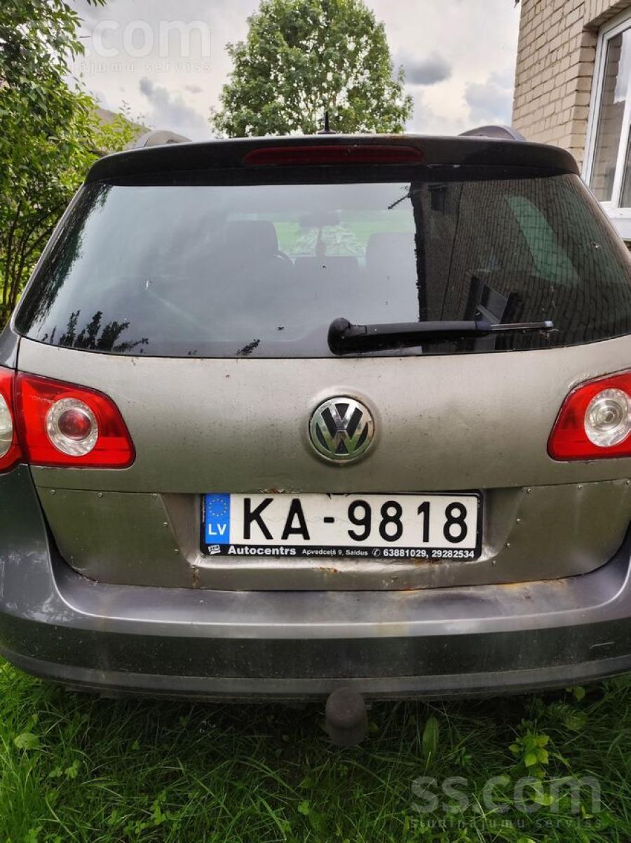 Pelēks Volkswagen Passat B6 2005 Dobele, ar dzinēja tilpumu 2.00 L un nobraukumu 0 tūkst. km par 800 €, foto 4 vietnē AUTOMOTO.COM.LV