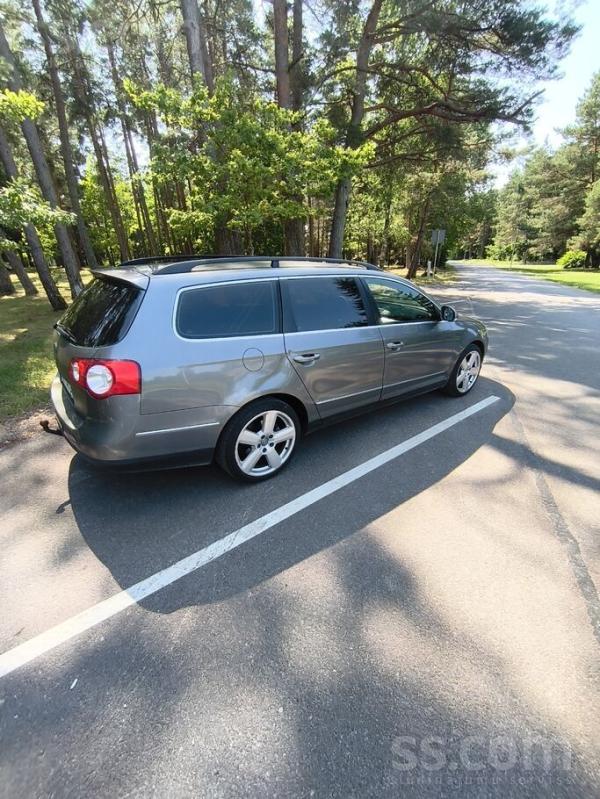 Pelēks Volkswagen Passat B6 2005 Tukums, ar dzinēja tilpumu 1.90 L un nobraukumu 344 tūkst. km par 1350 €, foto 3 vietnē AUTOMOTO.COM.LV