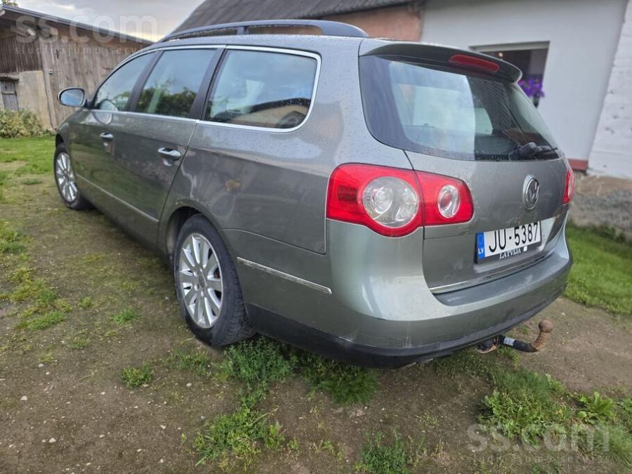 Grey Volkswagen Passat B6 2005 in Rezekne, with an engine capacity of 1.90 L and mileage of 370 thousand km for 1850 €, photo 7 on AUTOMOTO.COM.LV