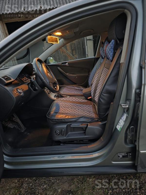 Grey Volkswagen Passat B6 2005 in Rezekne, with an engine capacity of 1.90 L and mileage of 370 thousand km for 1850 €, photo 8 on AUTOMOTO.COM.LV
