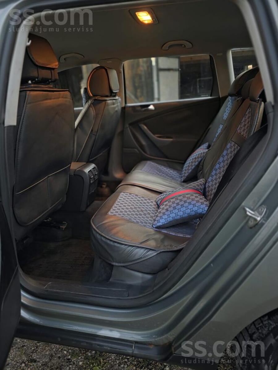 Grey Volkswagen Passat B6 2005 in Rezekne, with an engine capacity of 1.90 L and mileage of 370 thousand km for 1850 €, photo 10 on AUTOMOTO.COM.LV