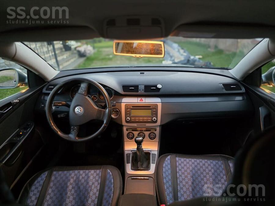 Grey Volkswagen Passat B6 2005 in Rezekne, with an engine capacity of 1.90 L and mileage of 370 thousand km for 1850 €, photo 16 on AUTOMOTO.COM.LV