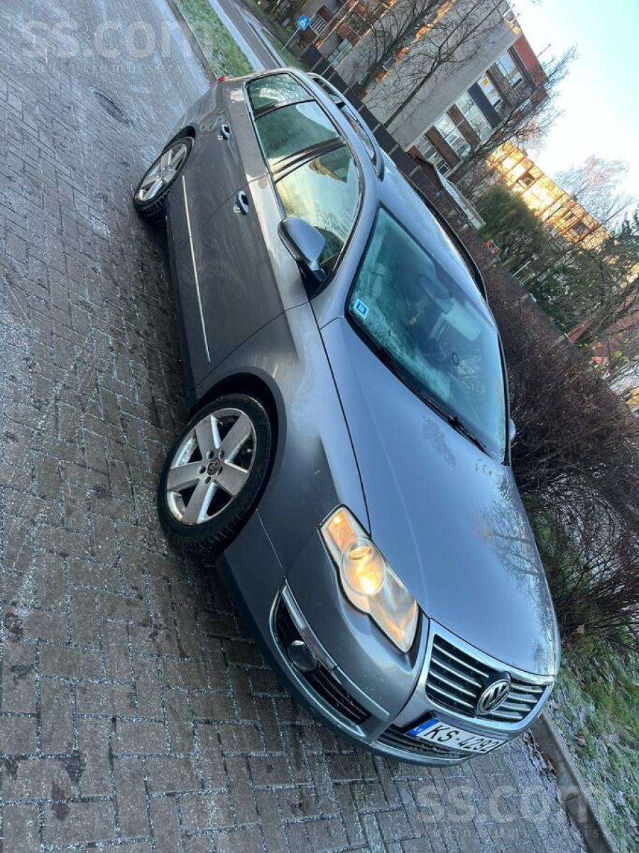 Pelēks Volkswagen Passat B6 2006 Tukums, ar dzinēja tilpumu 2.00 L un nobraukumu 287 tūkst. km par 1685 €, foto 2 vietnē AUTOMOTO.COM.LV
