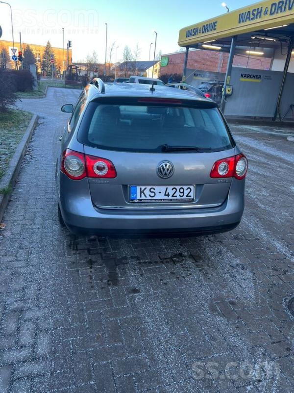 Pelēks Volkswagen Passat B6 2006 Tukums, ar dzinēja tilpumu 2.00 L un nobraukumu 287 tūkst. km par 1685 €, foto 5 vietnē AUTOMOTO.COM.LV