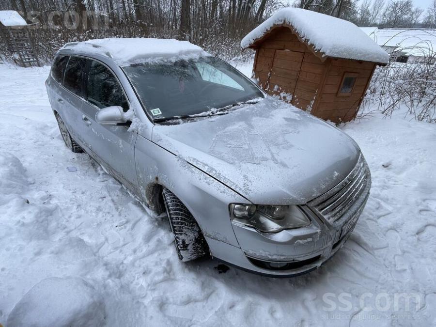 Серый Фольксваген Пассат Б6 2006 в Даугавпилс, объемом двигателя 2.00 л и пробегом 390 тыс. км за 1000 €, фото 2 на AUTOMOTO.COM.LV