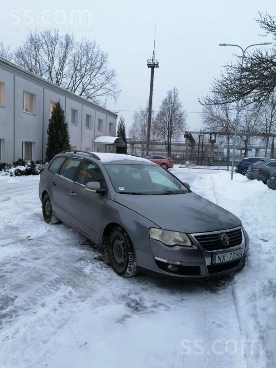 Grey Volkswagen Passat B6 2006 in Riga, with an engine capacity of 2.00 L and mileage of 0 thousand km for 650 €, photo 1 on AUTOMOTO.COM.LV