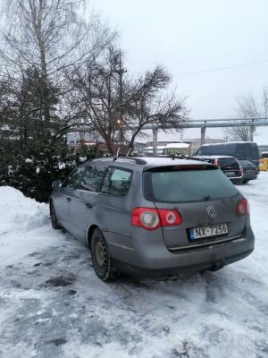 Grey Volkswagen Passat B6 2006 in Riga, with an engine capacity of 2.00 L and mileage of 0 thousand km for 650 €, photo 2 on AUTOMOTO.COM.LV