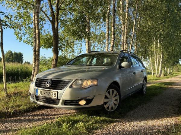 Grey Volkswagen Passat B6 2006 in Riga, with an engine capacity of 2.00 L and mileage of 442 thousand km for 499 €, photo 1 on AUTOMOTO.COM.LV