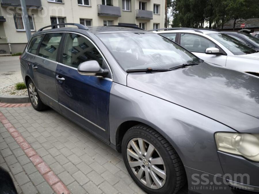 Серый Фольксваген Пассат Б6 2006 в Рига, объемом двигателя 1.90 л и пробегом 394 тыс. км за 1300 €, фото 3 на AUTOMOTO.COM.LV