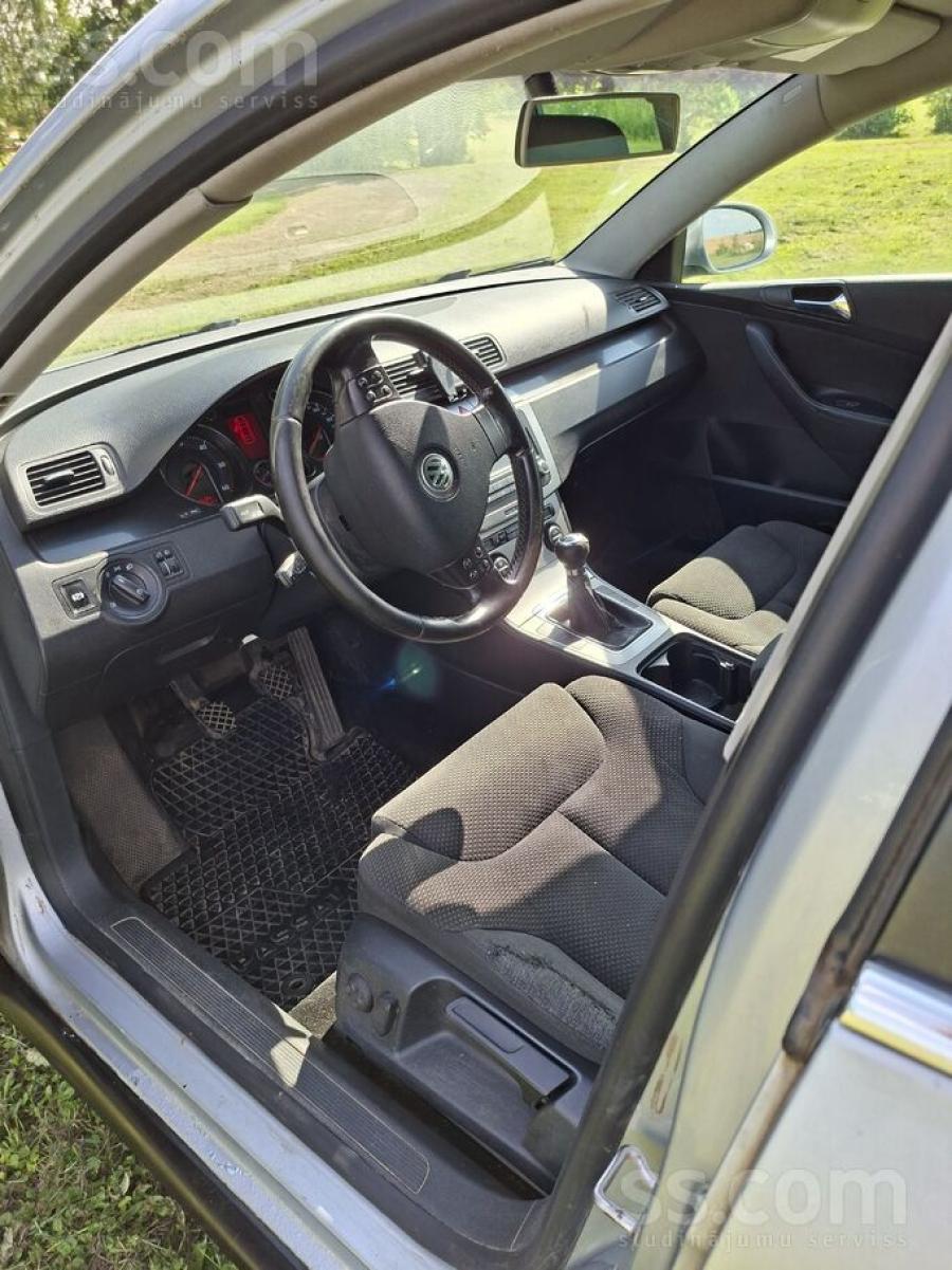 Pelēks Volkswagen Passat B6 2006 Valmiera, ar dzinēja tilpumu 2.00 L un nobraukumu 390 tūkst. km par 1500 €, foto 6 vietnē AUTOMOTO.COM.LV