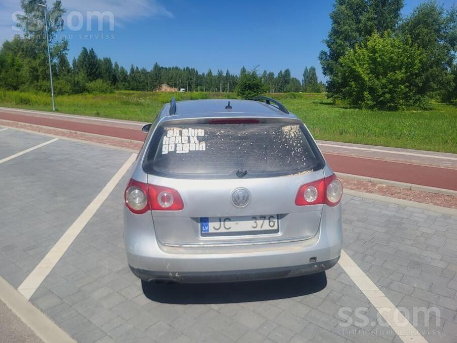 Pelēks Volkswagen Passat B6 2006 Jelgava, ar dzinēja tilpumu 2.00 L un nobraukumu 460 tūkst. km par 1300 €, foto 3 vietnē AUTOMOTO.COM.LV