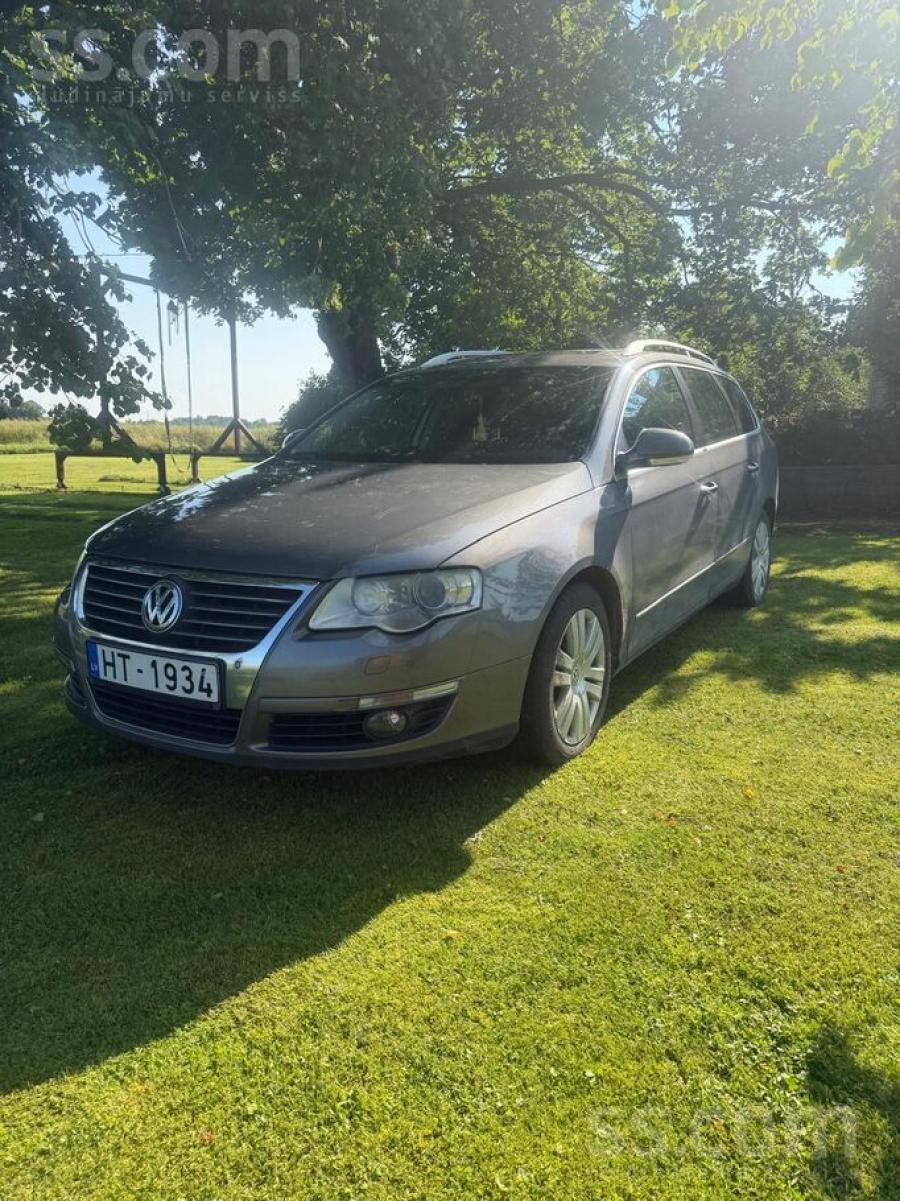 Grey Volkswagen Passat B6 2006 in Liepaja, with an engine capacity of 2.00 L and mileage of 300 thousand km for 1300 €, photo 3 on AUTOMOTO.COM.LV