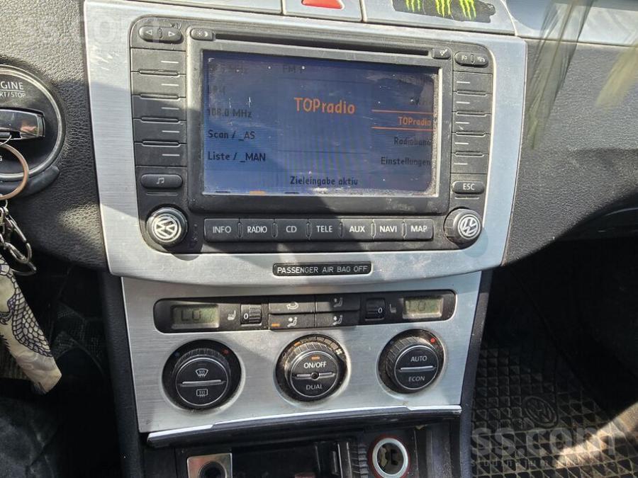Grey Volkswagen Passat B6 2006 in Bauska, with an engine capacity of 2.00 L and mileage of 479 thousand km for 650 €, photo 7 on AUTOMOTO.COM.LV