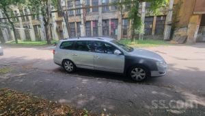 Grey Volkswagen Passat B6 2006 in Riga, with an engine capacity of 2.00 L and mileage of 466 thousand km for 700 €, photo 4 on AUTOMOTO.COM.LV