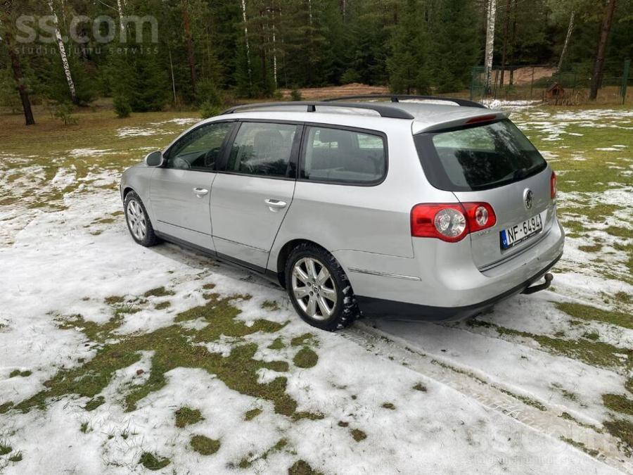 Pelēks Volkswagen Passat B6 2006 Rīga, ar dzinēja tilpumu 2.00 L un nobraukumu 330 tūkst. km par 1850 €, foto 3 vietnē AUTOMOTO.COM.LV