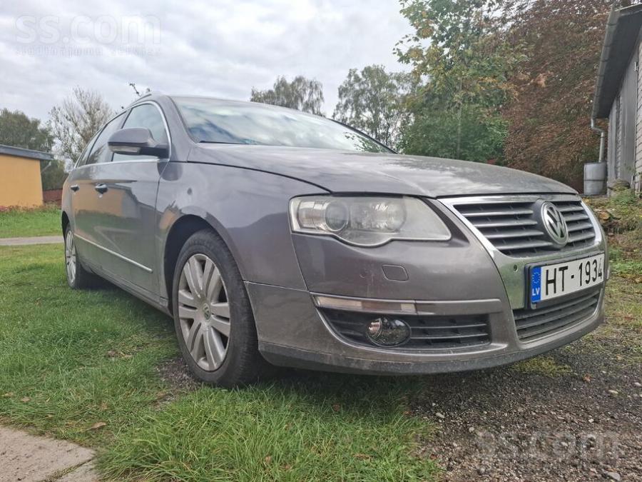 Grey Volkswagen Passat B6 2006 in Liepaja, with an engine capacity of 1.90 L and mileage of 302 thousand km for 1650 €, photo 3 on AUTOMOTO.COM.LV
