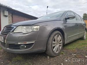Grey Volkswagen Passat B6 2006 in Liepaja, with an engine capacity of 1.90 L and mileage of 302 thousand km for 1650 €, photo 5 on AUTOMOTO.COM.LV