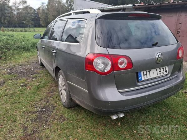Grey Volkswagen Passat B6 2006 in Liepaja, with an engine capacity of 1.90 L and mileage of 302 thousand km for 1650 €, photo 11 on AUTOMOTO.COM.LV