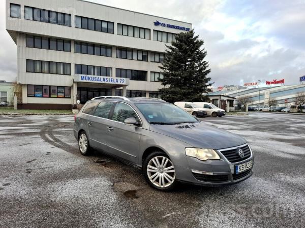 Grey Volkswagen Passat B6 2007 in Riga, with an engine capacity of 2.00 L and mileage of 357 thousand km for 1340 €, photo 2 on AUTOMOTO.COM.LV