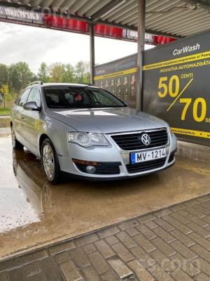 Grey Volkswagen Passat B6 2007 in Riga, with an engine capacity of 1.90 L and mileage of 280 thousand km for 1850 €, photo 3 on AUTOMOTO.COM.LV