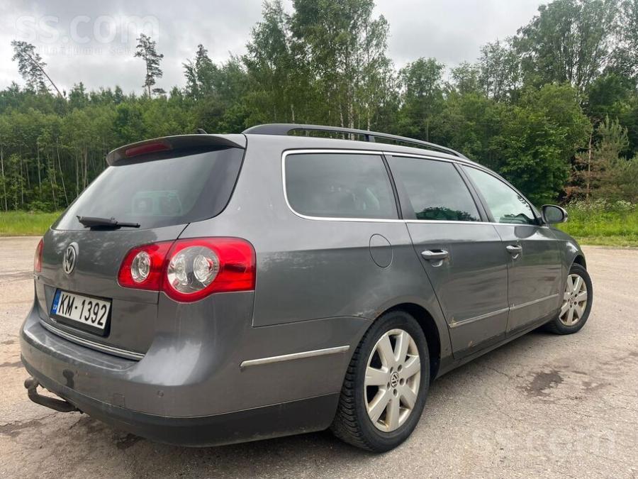 Pelēks Volkswagen Passat B6 2007 Gulbene, ar dzinēja tilpumu 2.00 L un nobraukumu 306 tūkst. km par 850 €, foto 6 vietnē AUTOMOTO.COM.LV