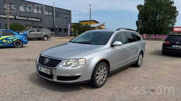 Pelēks Volkswagen Passat B6 2007 Valmiera, ar dzinēja tilpumu 2.00 L un nobraukumu 316 tūkst. km par 700 €, foto 1 vietnē AUTOMOTO.COM.LV