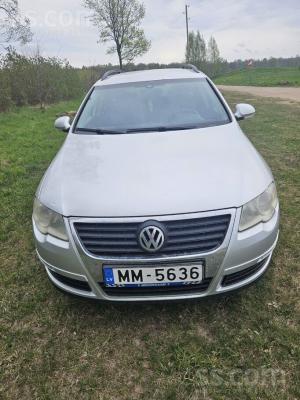 Grey Volkswagen Passat B6 2007 in Saldus, with an engine capacity of 1.90 L and mileage of 326 thousand km for 1500 €, photo  on AUTOMOTO.COM.LV