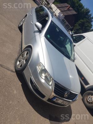 Grey Volkswagen Passat B6 2007 in Tukums, with an engine capacity of 1.90 L and mileage of 387 thousand km for 850 €, photo  on AUTOMOTO.COM.LV