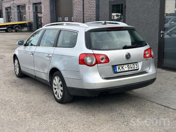 Grey Volkswagen Passat B6 2007 in Riga, with an engine capacity of 2.00 L and mileage of 0 thousand km for 1700 €, photo 4 on AUTOMOTO.COM.LV