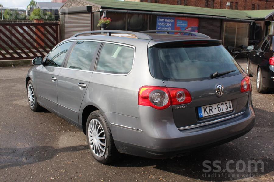 Pelēks Volkswagen Passat B6 2007 Liepāja, ar dzinēja tilpumu 1.90 L un nobraukumu 265 tūkst. km par 2350 €, foto 4 vietnē AUTOMOTO.COM.LV