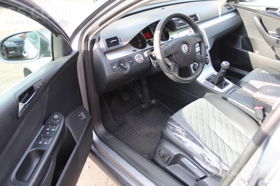 Pelēks Volkswagen Passat B6 2007 Liepāja, ar dzinēja tilpumu 1.90 L un nobraukumu 265 tūkst. km par 2350 €, foto 7 vietnē AUTOMOTO.COM.LV