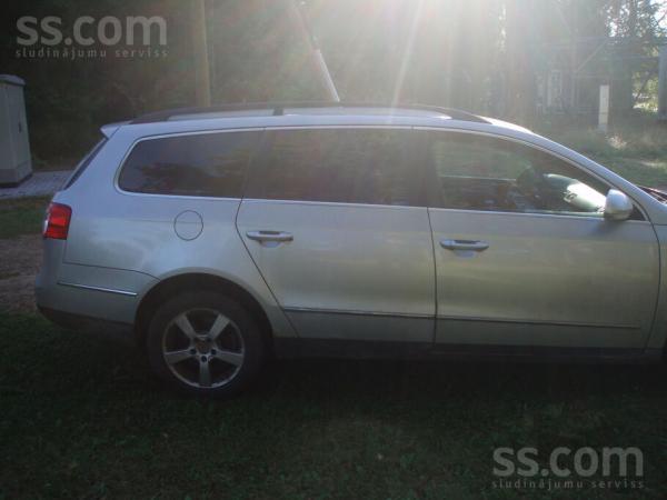 Grey Volkswagen Passat B6 2007 in Riga, with an engine capacity of 2.00 L and mileage of 308 thousand km for 1200 €, photo 4 on AUTOMOTO.COM.LV