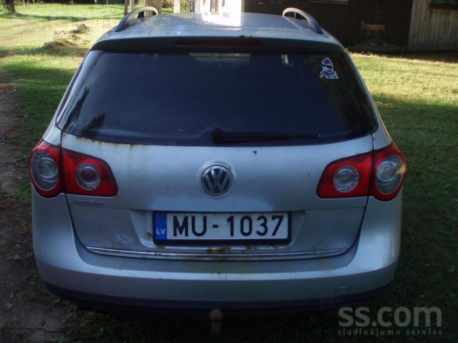 Pelēks Volkswagen Passat B6 2007 Rīga, ar dzinēja tilpumu 2.00 L un nobraukumu 308 tūkst. km par 1200 €, foto 5 vietnē AUTOMOTO.COM.LV