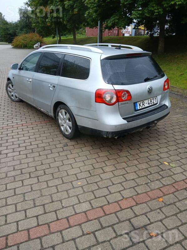 Pelēks Volkswagen Passat B6 2007 Dobele, ar dzinēja tilpumu 2.00 L un nobraukumu 386 tūkst. km par 350 €, foto 5 vietnē AUTOMOTO.COM.LV