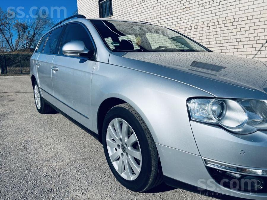 Pelēks Volkswagen Passat B6 2008 Daugavpils, ar dzinēja tilpumu 2.00 L un nobraukumu 268 tūkst. km par 2999 €, foto 9 vietnē AUTOMOTO.COM.LV