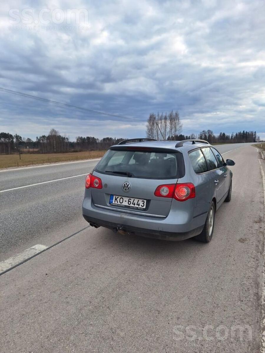 Pelēks Volkswagen Passat B6 2008 Gulbene, ar dzinēja tilpumu 2.00 L un nobraukumu 282 tūkst. km par 1100 €, foto 2 vietnē AUTOMOTO.COM.LV