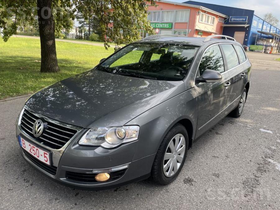 Grey Volkswagen Passat B6 2008 in Riga, with an engine capacity of 2.00 L and mileage of 0 thousand km for 2599 €, photo 1 on AUTOMOTO.COM.LV