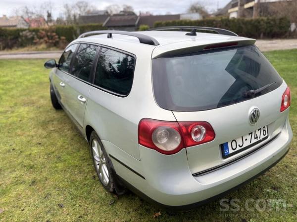 Grey Volkswagen Passat B6 2009 in Riga, with an engine capacity of 2.00 L and mileage of 321 thousand km for 2250 €, photo 9 on AUTOMOTO.COM.LV