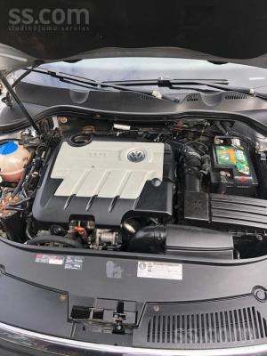 Grey Volkswagen Passat B6 2009 in Riga, with an engine capacity of 2.00 L and mileage of 377 thousand km for 1850 €, photo 8 on AUTOMOTO.COM.LV