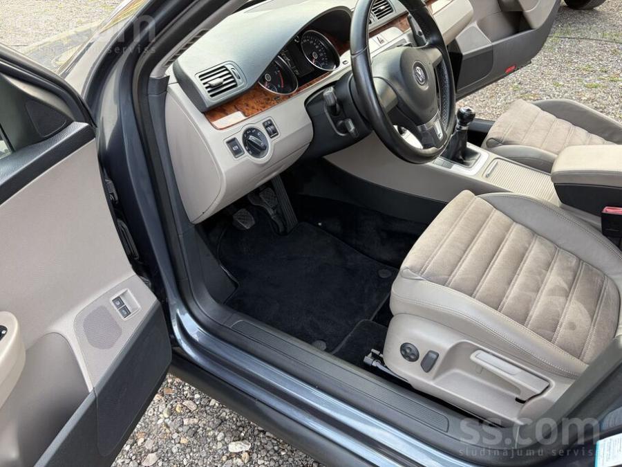 Pelēks Volkswagen Passat B6 2009 Limbaži, ar dzinēja tilpumu 2.00 L un nobraukumu 289 tūkst. km par 4250 €, foto 13 vietnē AUTOMOTO.COM.LV