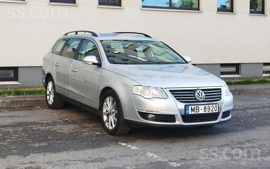 Grey Volkswagen Passat B6 2010 in Riga, with an engine capacity of 2.00 L and mileage of 465 thousand km for 1750 €, photo 3 on AUTOMOTO.COM.LV
