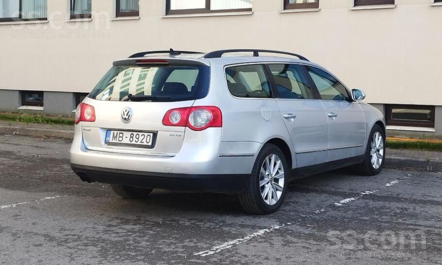 Grey Volkswagen Passat B6 2010 in Riga, with an engine capacity of 2.00 L and mileage of 465 thousand km for 1750 €, photo 7 on AUTOMOTO.COM.LV