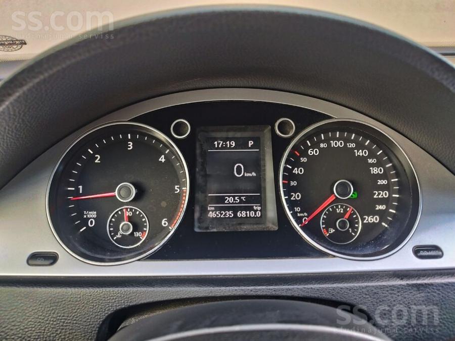 Grey Volkswagen Passat B6 2010 in Riga, with an engine capacity of 2.00 L and mileage of 465 thousand km for 1750 €, photo 15 on AUTOMOTO.COM.LV