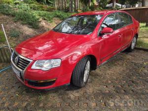 Sarkans Volkswagen Passat B6 2007 Rīga, ar dzinēja tilpumu 1.80 L un nobraukumu 190 tūkst. km par 1950 €, foto  vietnē AUTOMOTO.COM.LV