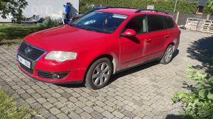 Sarkans Volkswagen Passat B6 2006 Rīga, ar dzinēja tilpumu 2.00 L un nobraukumu 351 tūkst. km par 550 €, foto 1 vietnē AUTOMOTO.COM.LV