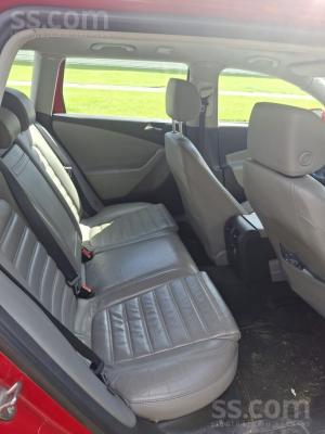 Red Volkswagen Passat B6 2006 in Riga, with an engine capacity of 2.00 L and mileage of 302 thousand km for 1500 €, photo 5 on AUTOMOTO.COM.LV